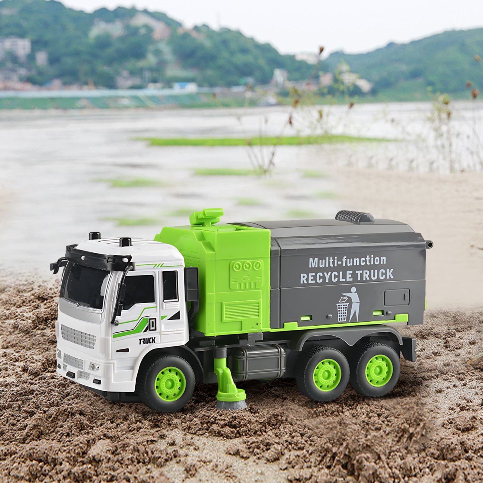 Remote Control Sanitation Truck | 1:32 Scale Garbage Vehicle ...