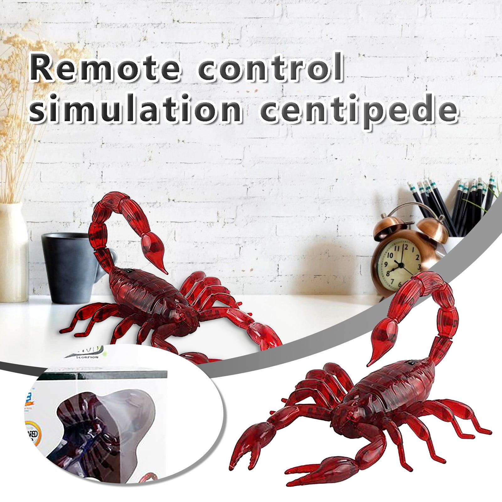 Remote Control Scorpion Toy, Infrared RC Scorpion Crawling Toy with ...