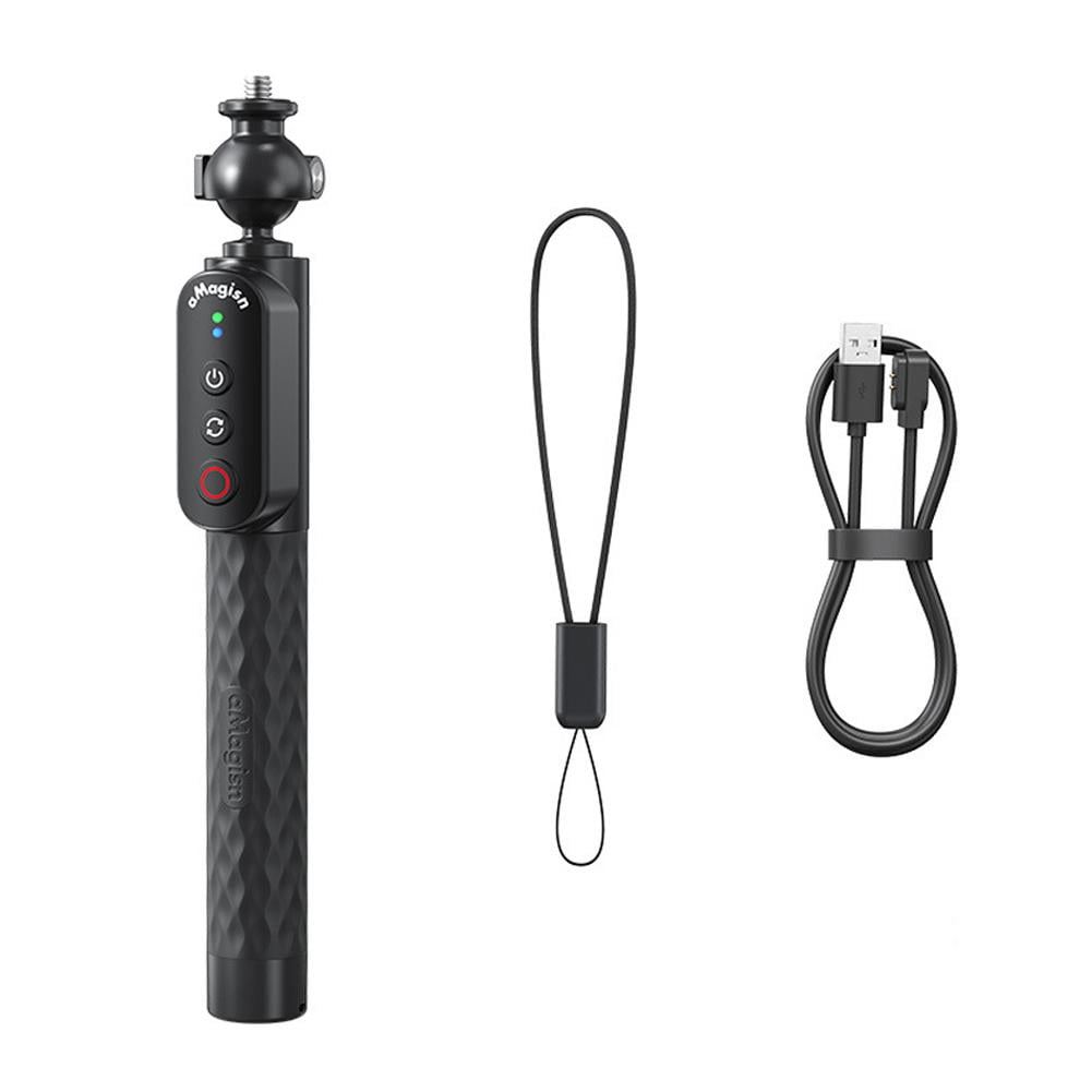 Remote Control Selfie Stick, Lightweight Bluetooth Rechargeable Selfie ...