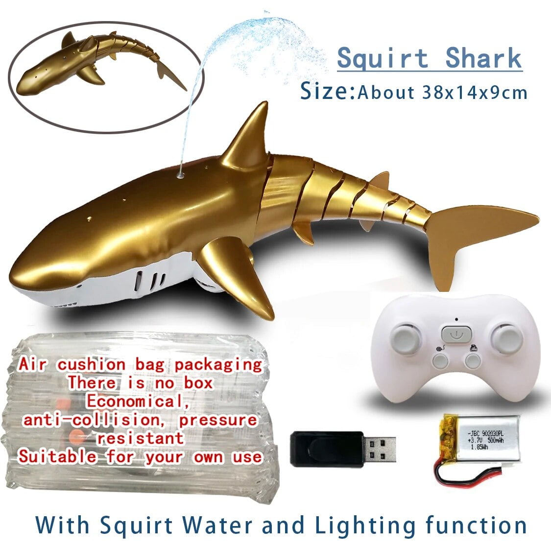 Remote Control Shark Children Pool Beach Bath Toy for Kids Boy Girl ...
