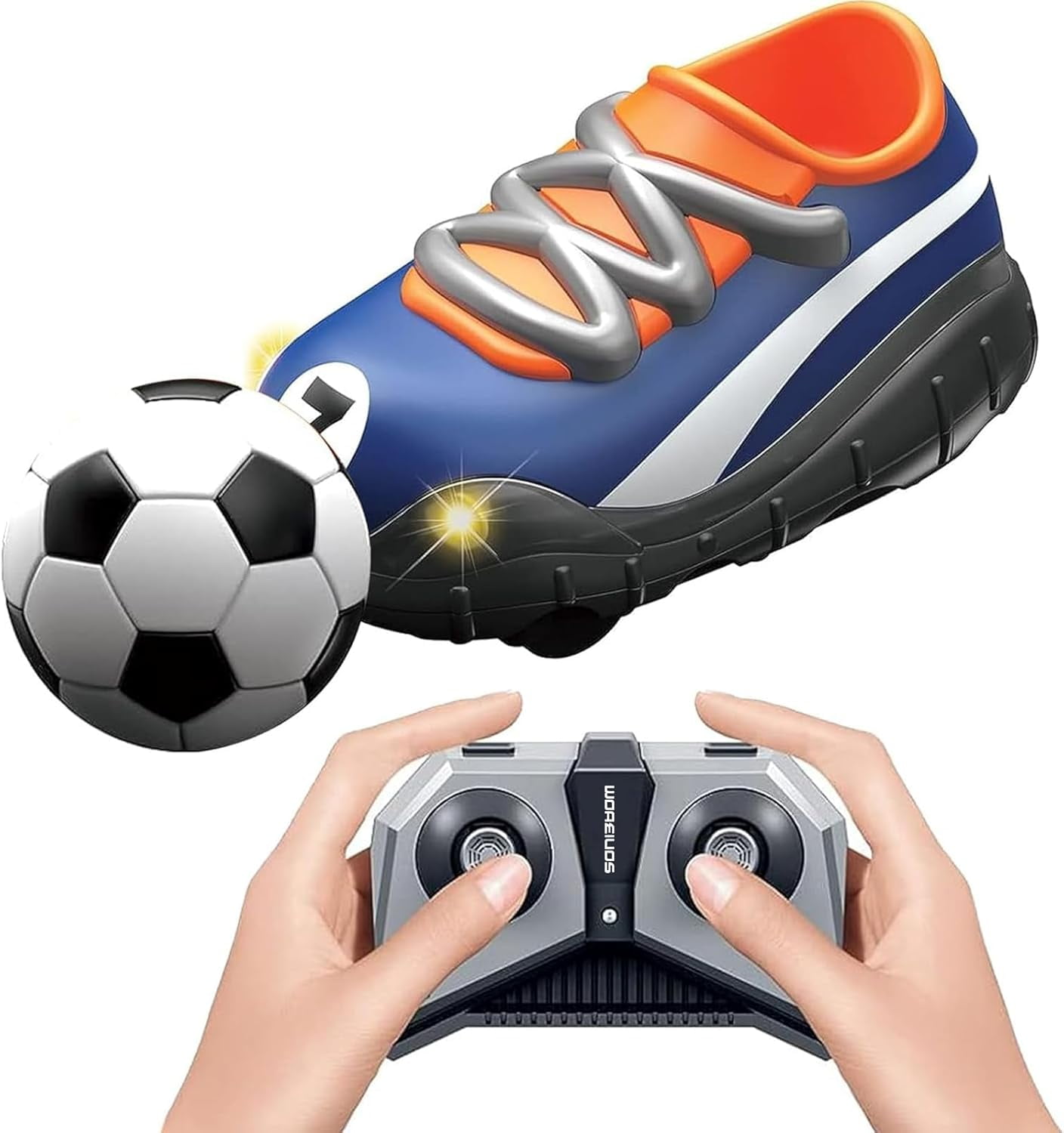 Remote Control Soccer Shoes Cars with Soccer Ball Interactive 2.4G ...