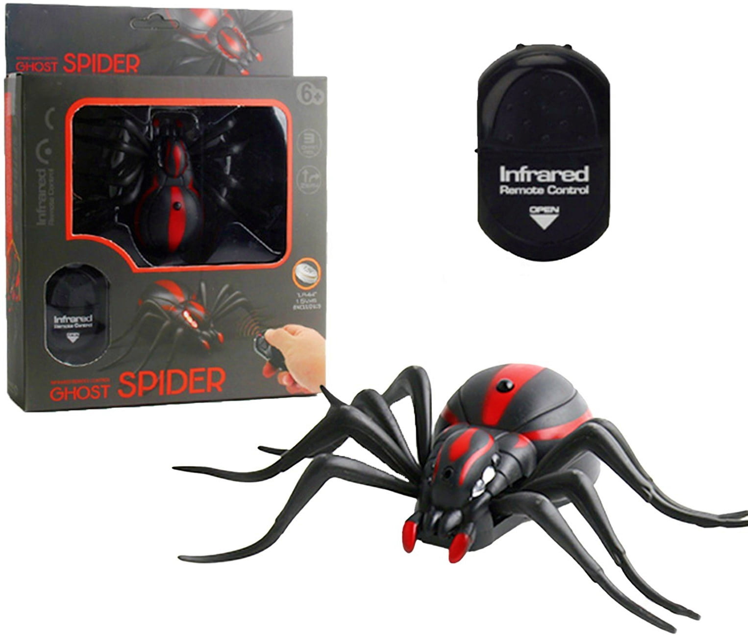Remote Control Spider Prank Toys - Electric Ghost Spider Toy Cockroach ...