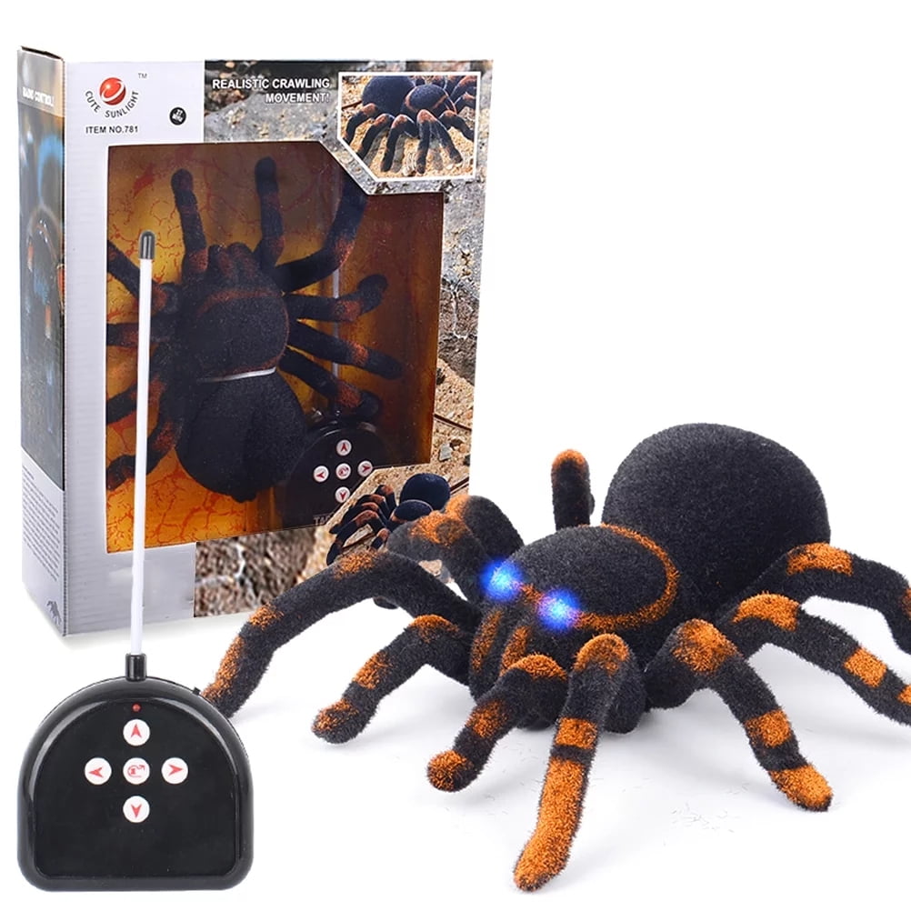Remote Control Spider Toy Realistic Spider Figures Funny Prank Joke ...