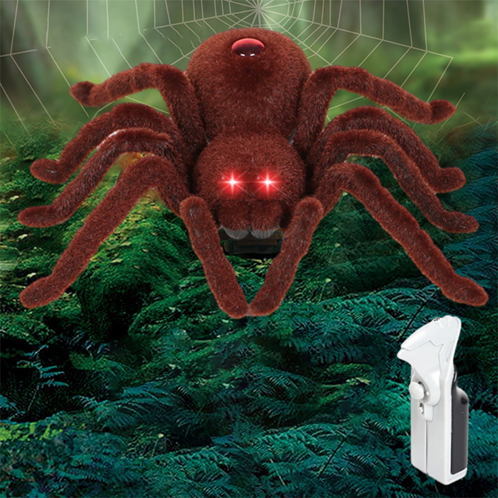 Remote Control Spider Toy, Realistic Tarantula with Light-up Eyes ...