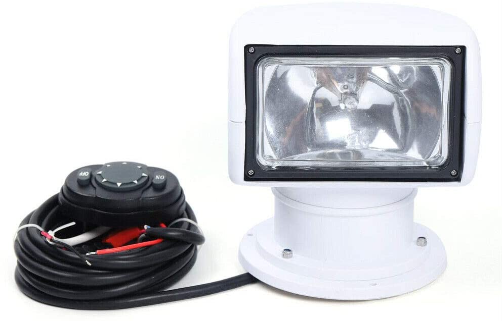 Remote Control Spotlight Marine Boat Searchlight Spot Light Work Light ...