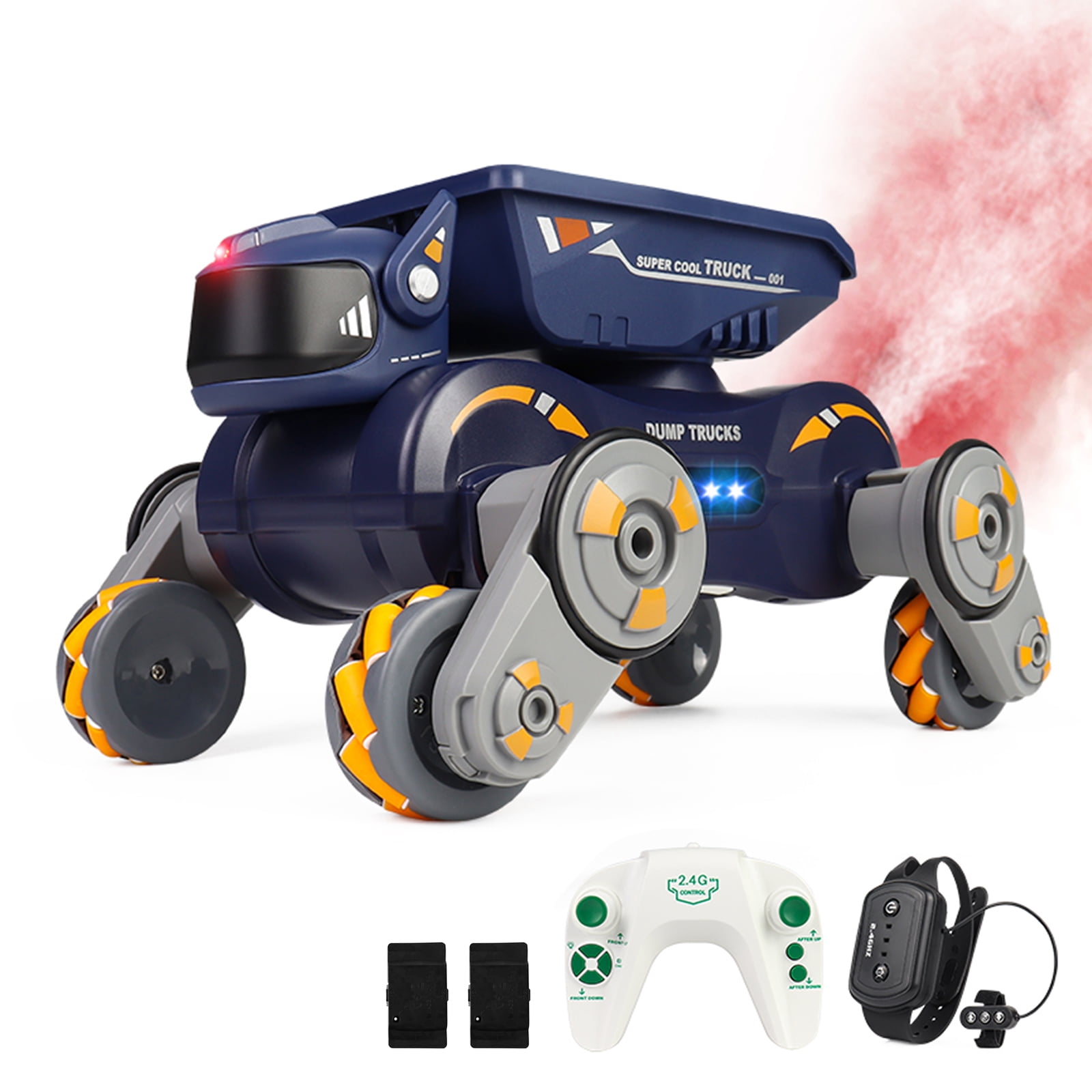 Remote Control Spray Car, 2.4GHz 360° Rotating Gesture Sensor Electric ...