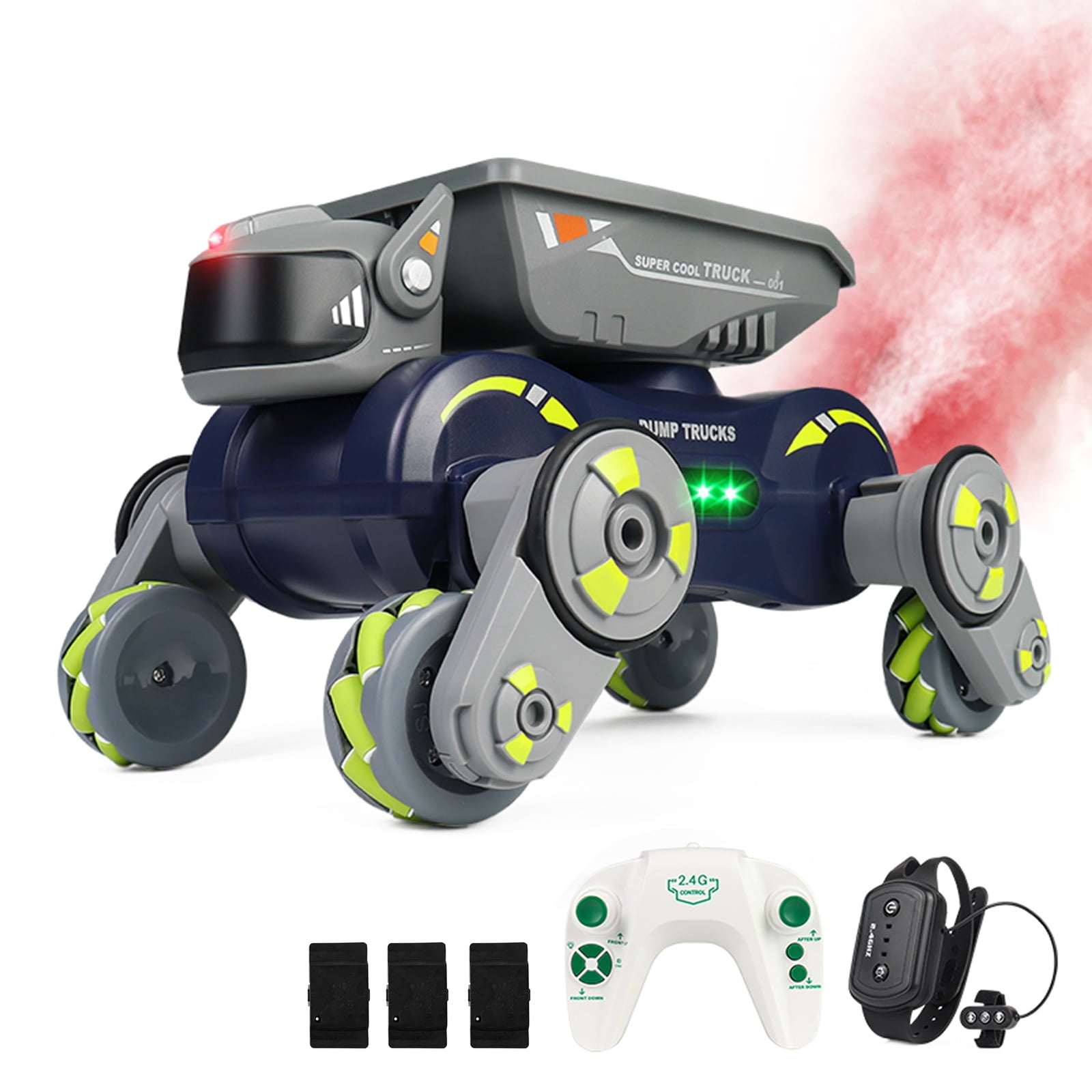 Remote Control Spray Car, 2.4GHz 360° Rotating Gesture Sensor Electric ...