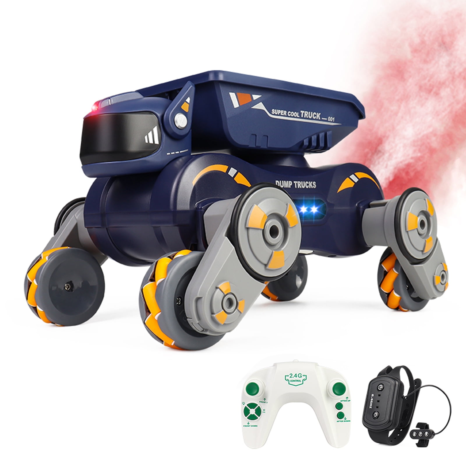 Remote Control Spray Car, 2.4GHz 360° Rotating Gesture Sensor Electric ...