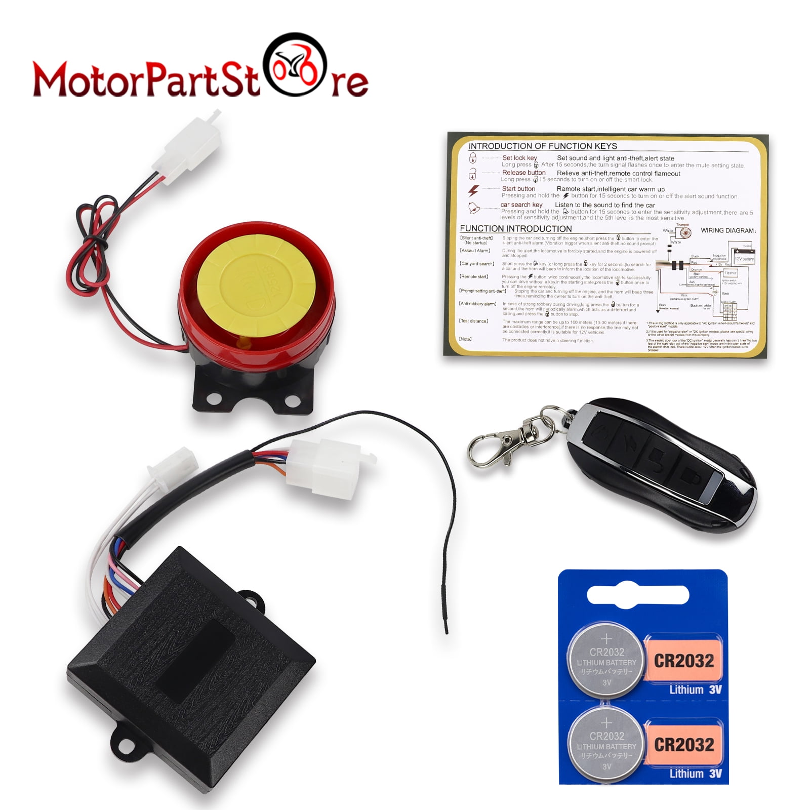 Customer reviews for Remote Control Start Kill Switch Motorcycle Alarm ...