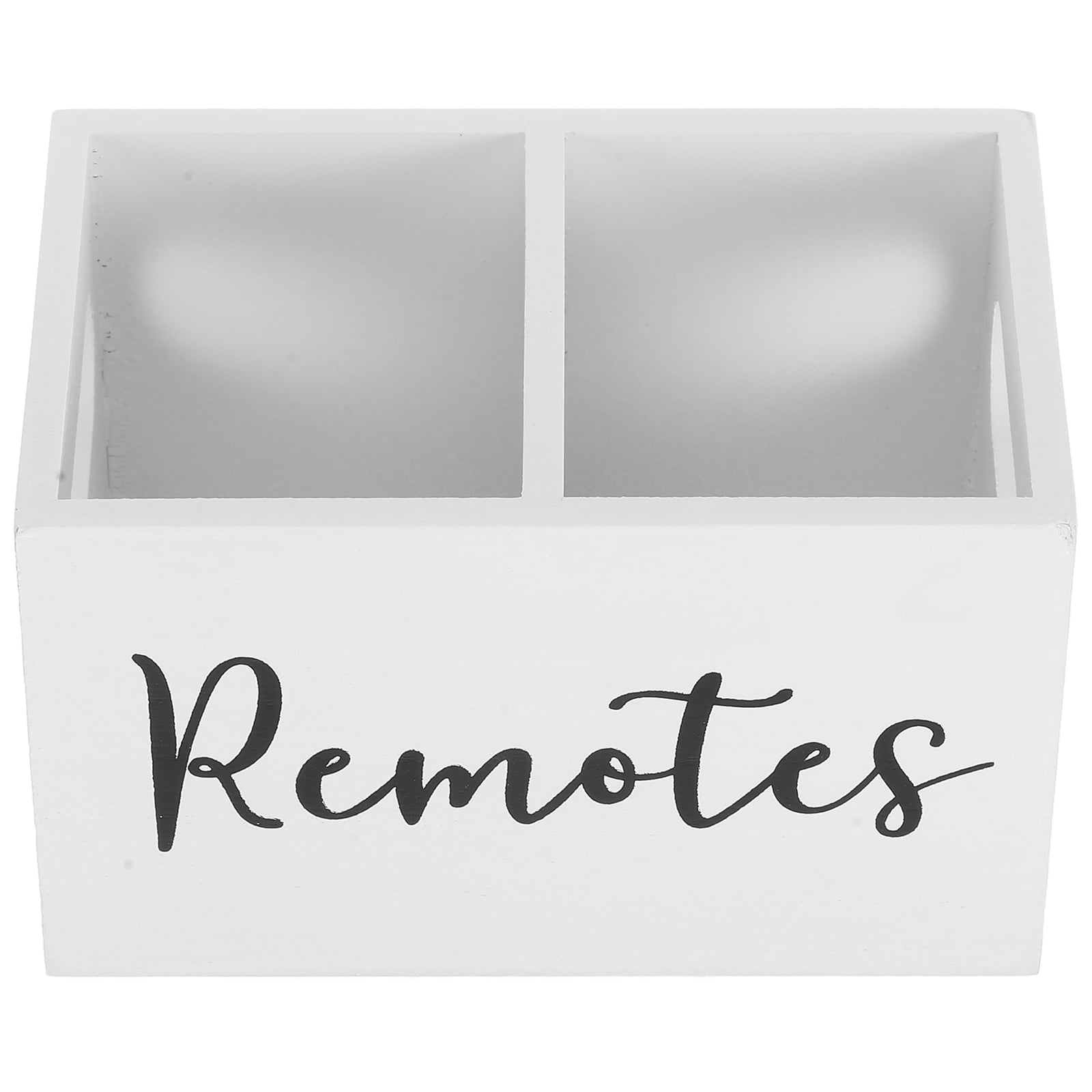 Remote Control Storage Box Wooden Remote Holder Media Organizer Tv ...