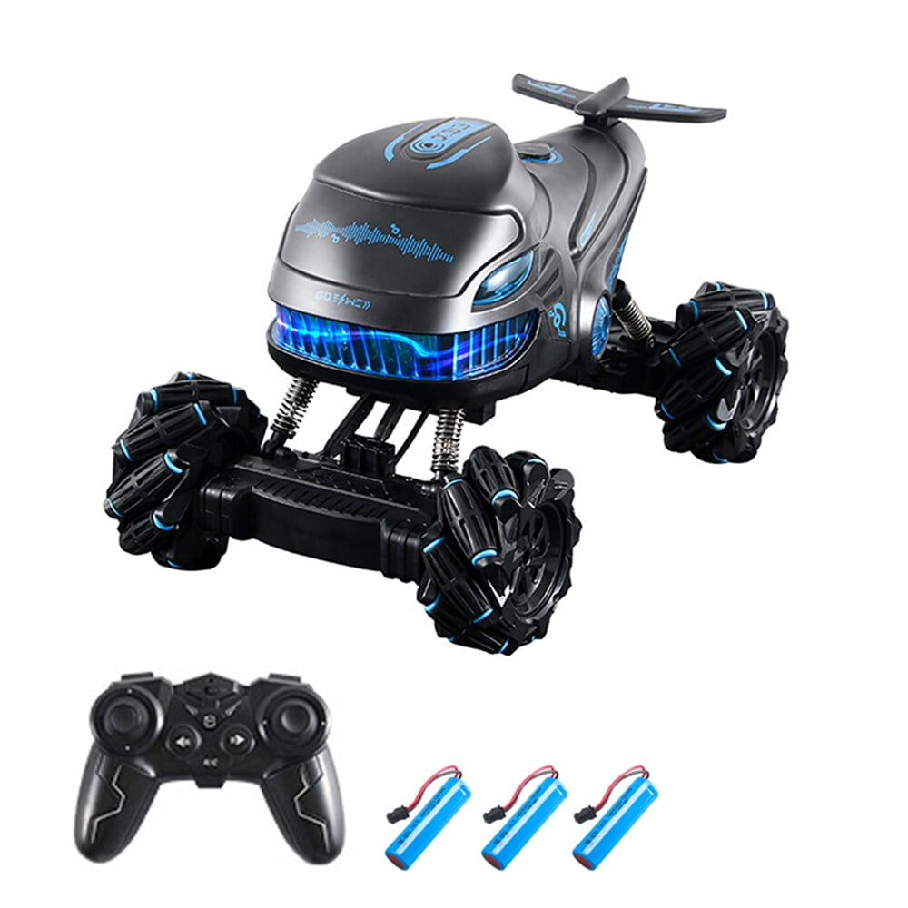 Remote Control Stunt Car, 2.4GHz 360-Degree Rotating Car Toy with Light ...