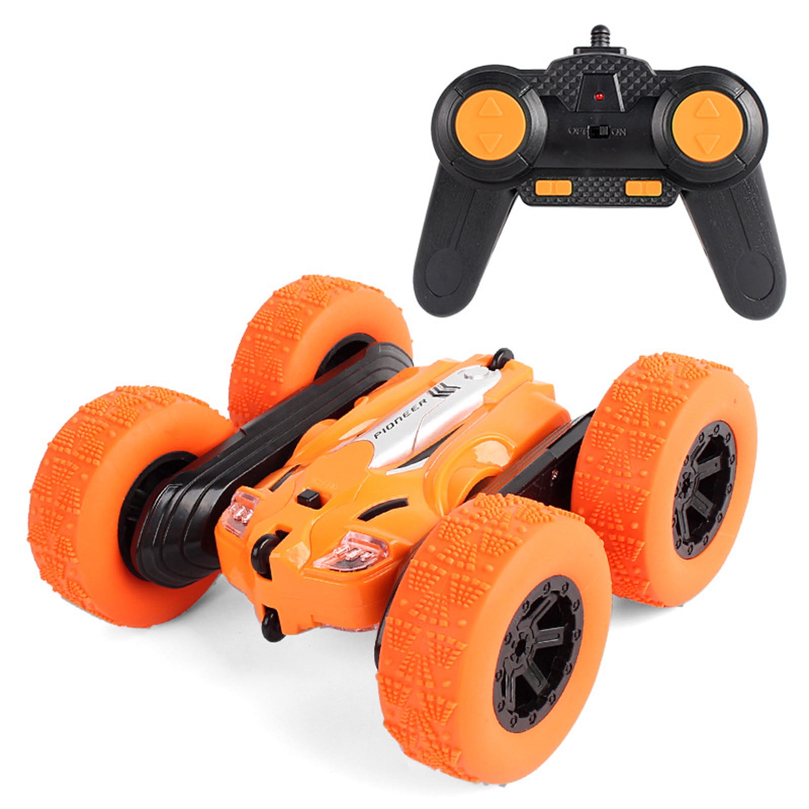 Remote Control Stunt Car 360° Flip 4D Drive 10KM/H Speed 2.4GHz RC Car 40M Range 500mAh Lipo ...