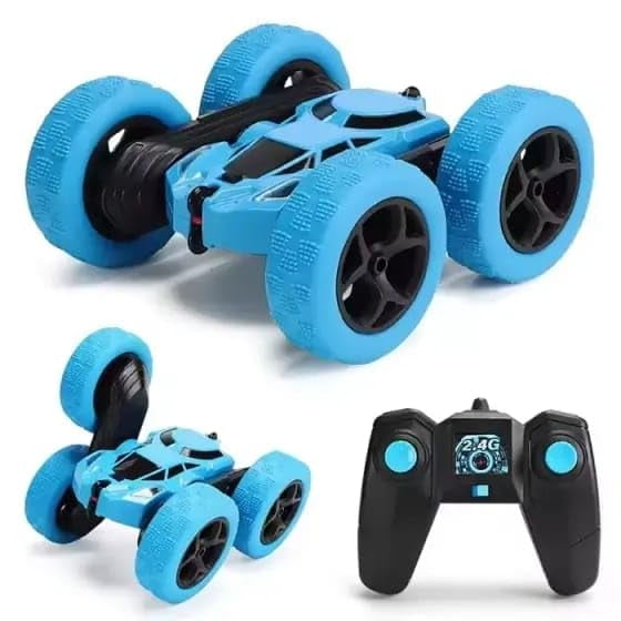 Remote Control Stunt Car Double-Sided Flips, Drift, and Off-Road Climbing Car (Blue) - Walmart.com