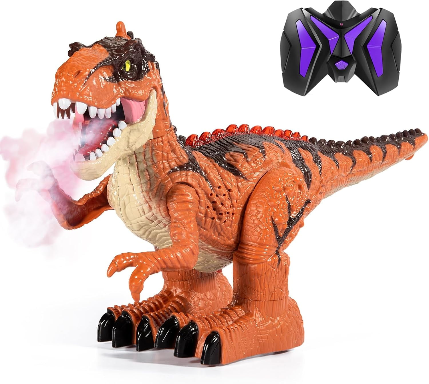 Remote Control T-rex Large Dinosaur Toy for Boys 3 4 5 6 7 8 Years ...