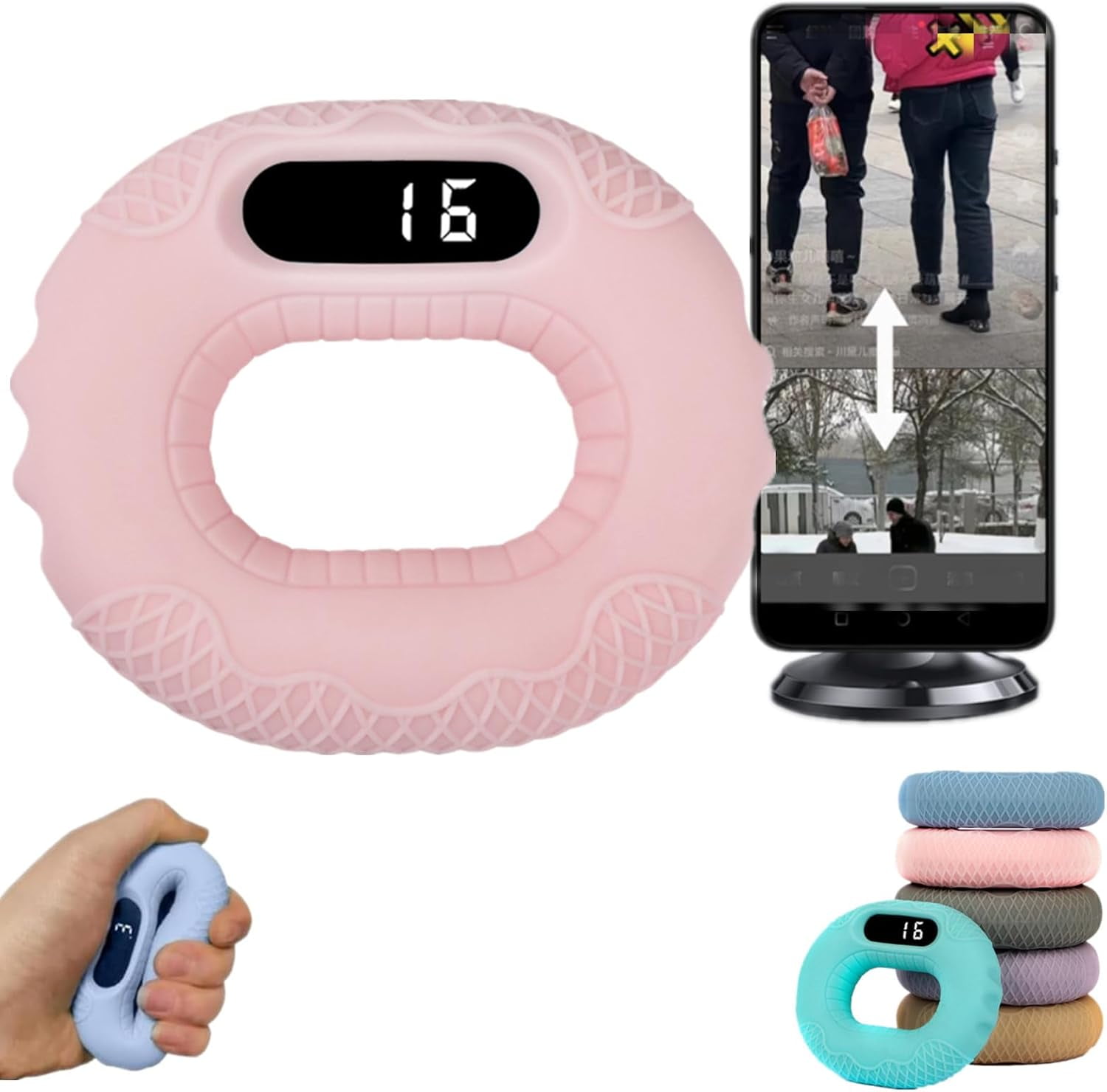 Remote Control for TIK-Tok, Hand Grip Strengthener Scrolling Remote ...