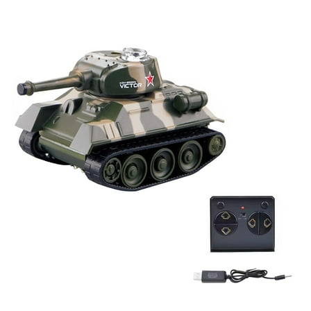 Netjett NT32855 1-18 Scale 2.4Ghz Remote Control Military Tank Rotating ...