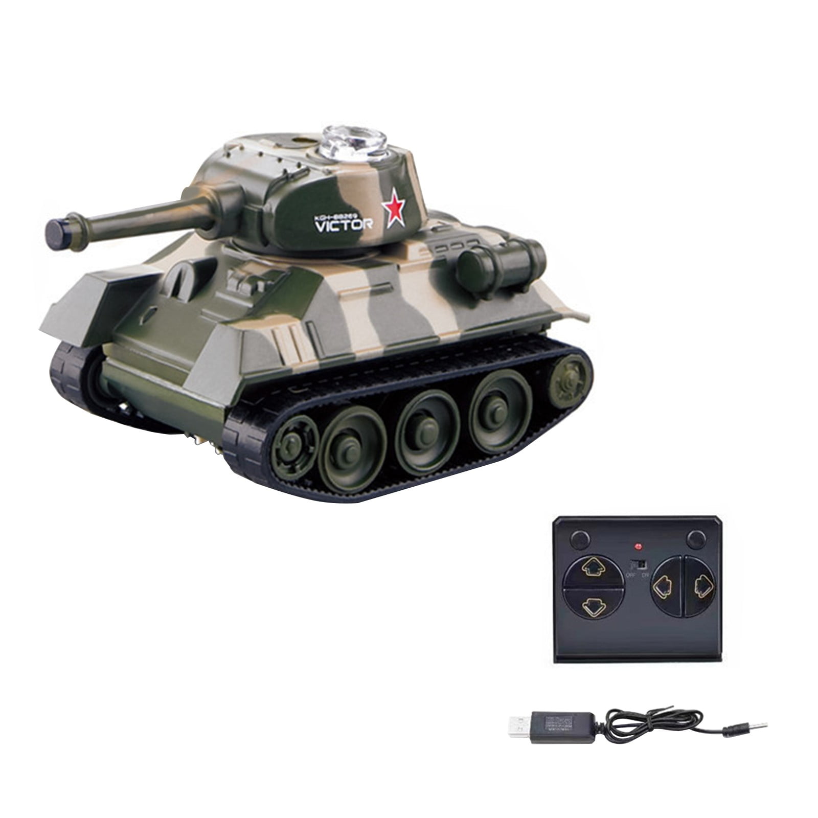 Remote Control Tank With 2-Player Battle Simulation 4 Health Indicator ...