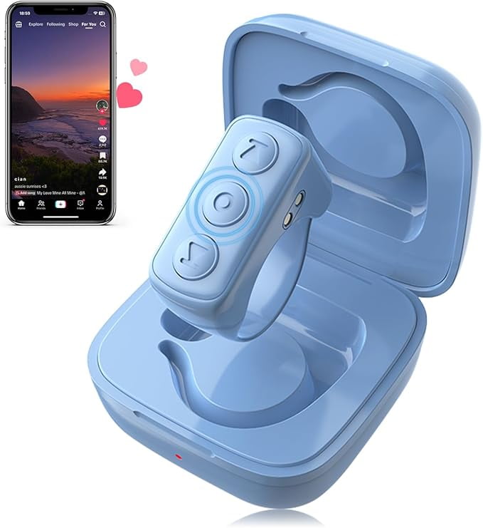 Remote Control for TikTok, Bluetooth Scrolling Ring for TIK Tok, Page ...