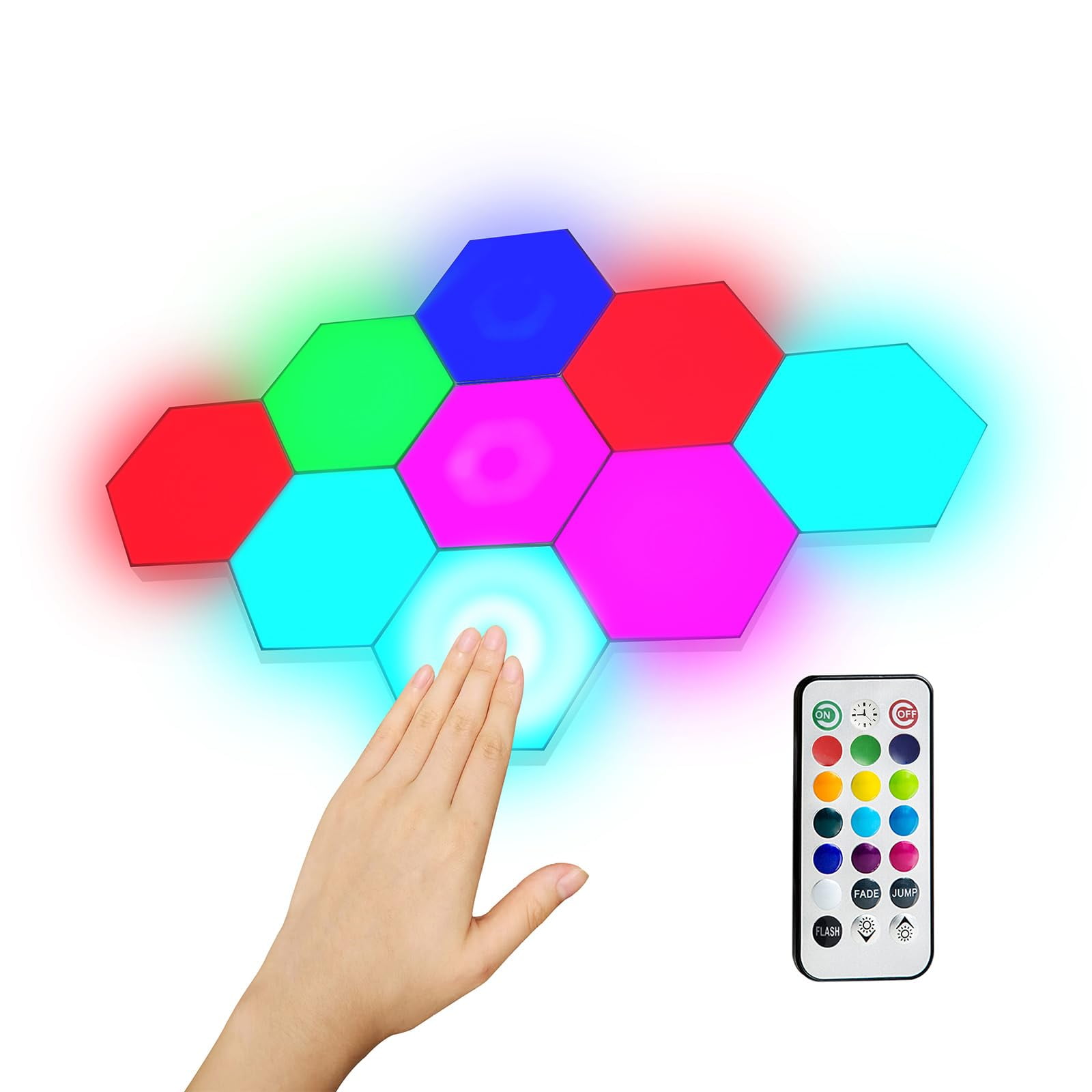 Remote Control and Touch Control Hexagon Panels for Room setups and ...