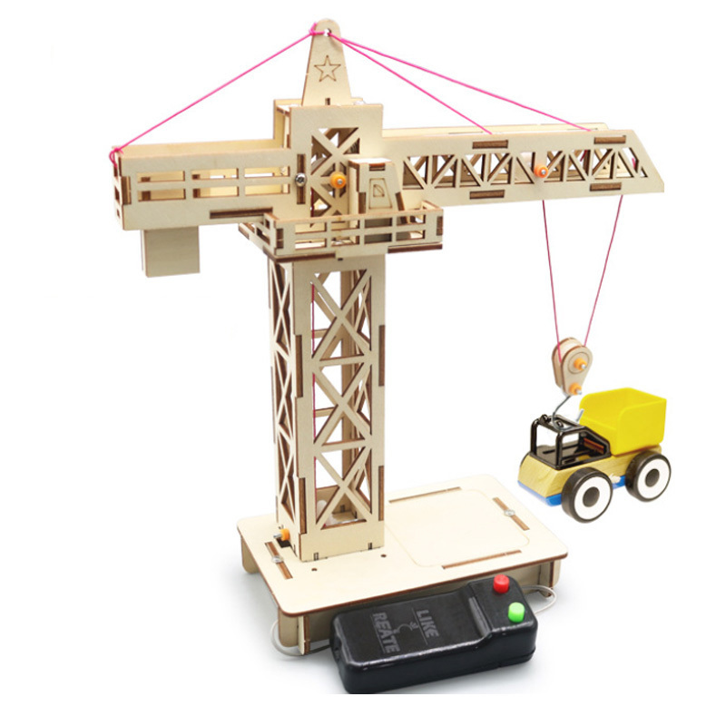Remote Control Tower Crane Lifting Crane Diy Models & Building Toy ...