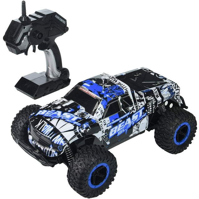 Remote Control Toy RC Rally Truck Car 2.4 GHz 1:16 Scale Size w ...