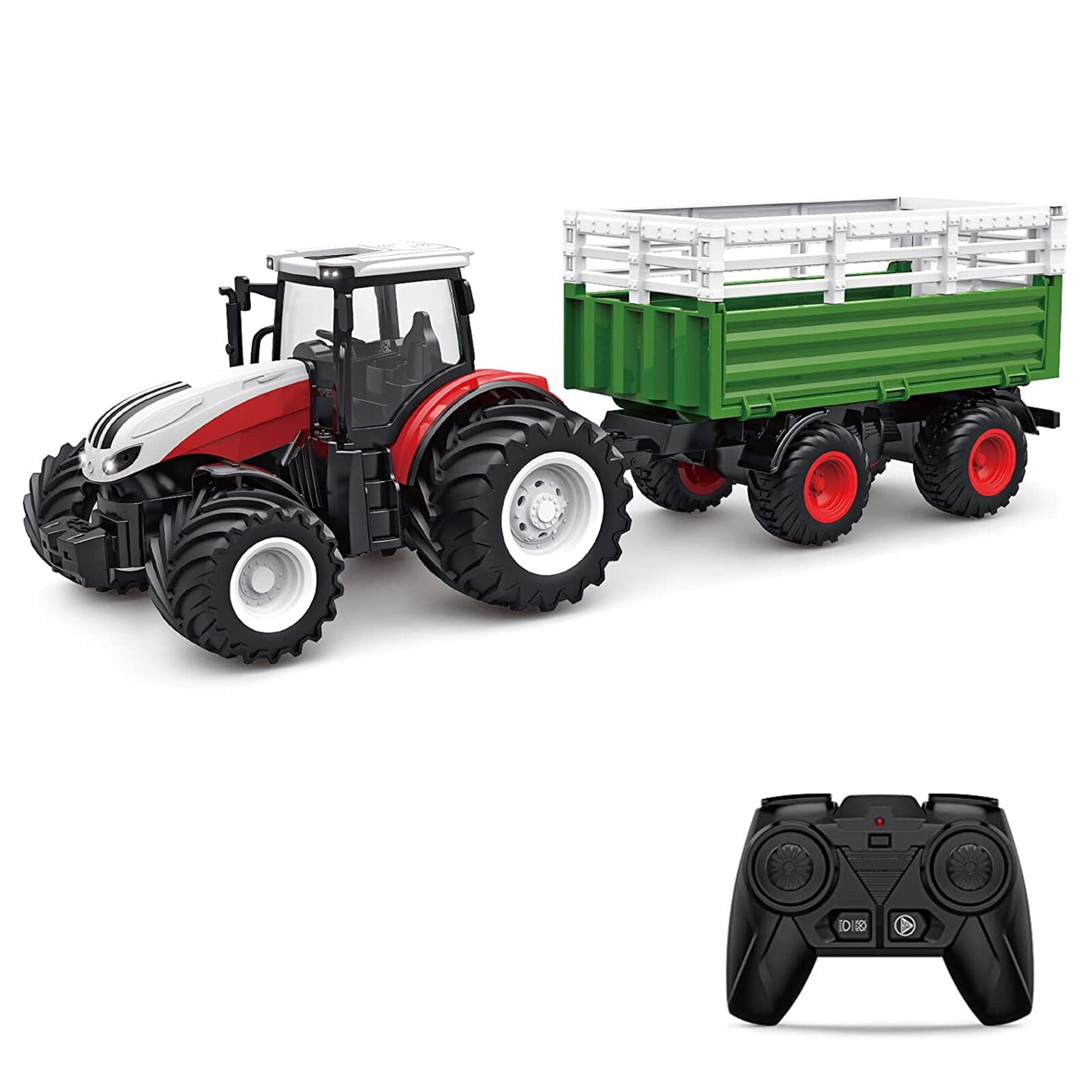 Remote Control Tractor, 1 : 24 Scale 2.4Ghz Remote Control Tractor Toy ...