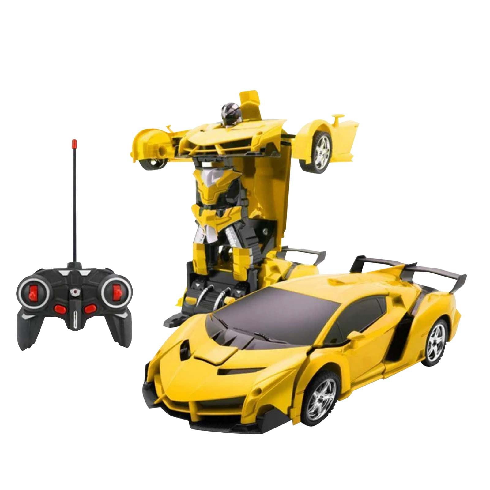 Remote Control Transforming Robot Car Super Fast All Terrain Stunt ...