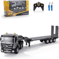 Remote Control Truck and Trailer, 9 Channel Remote Control Semi Tow ...