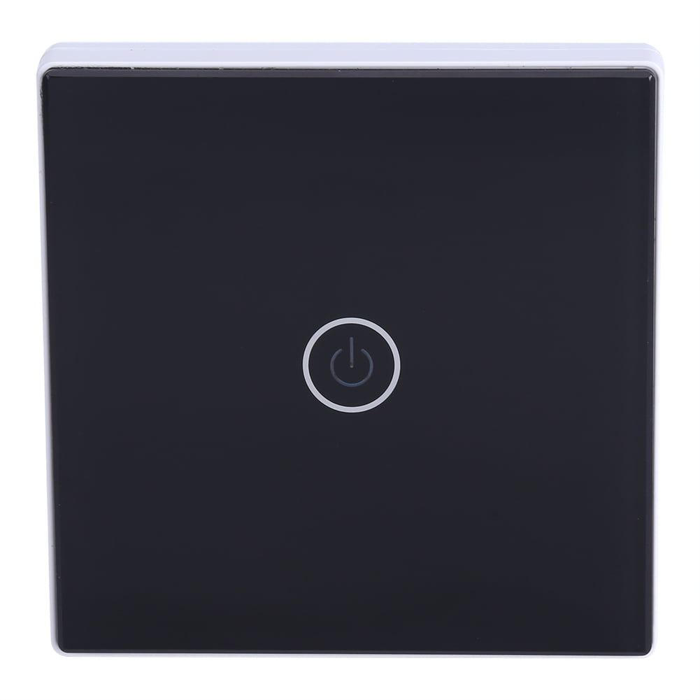 Remote Control Wall Panel Receiver, Black Smart Home Wireless Touch Switch - Walmart.com