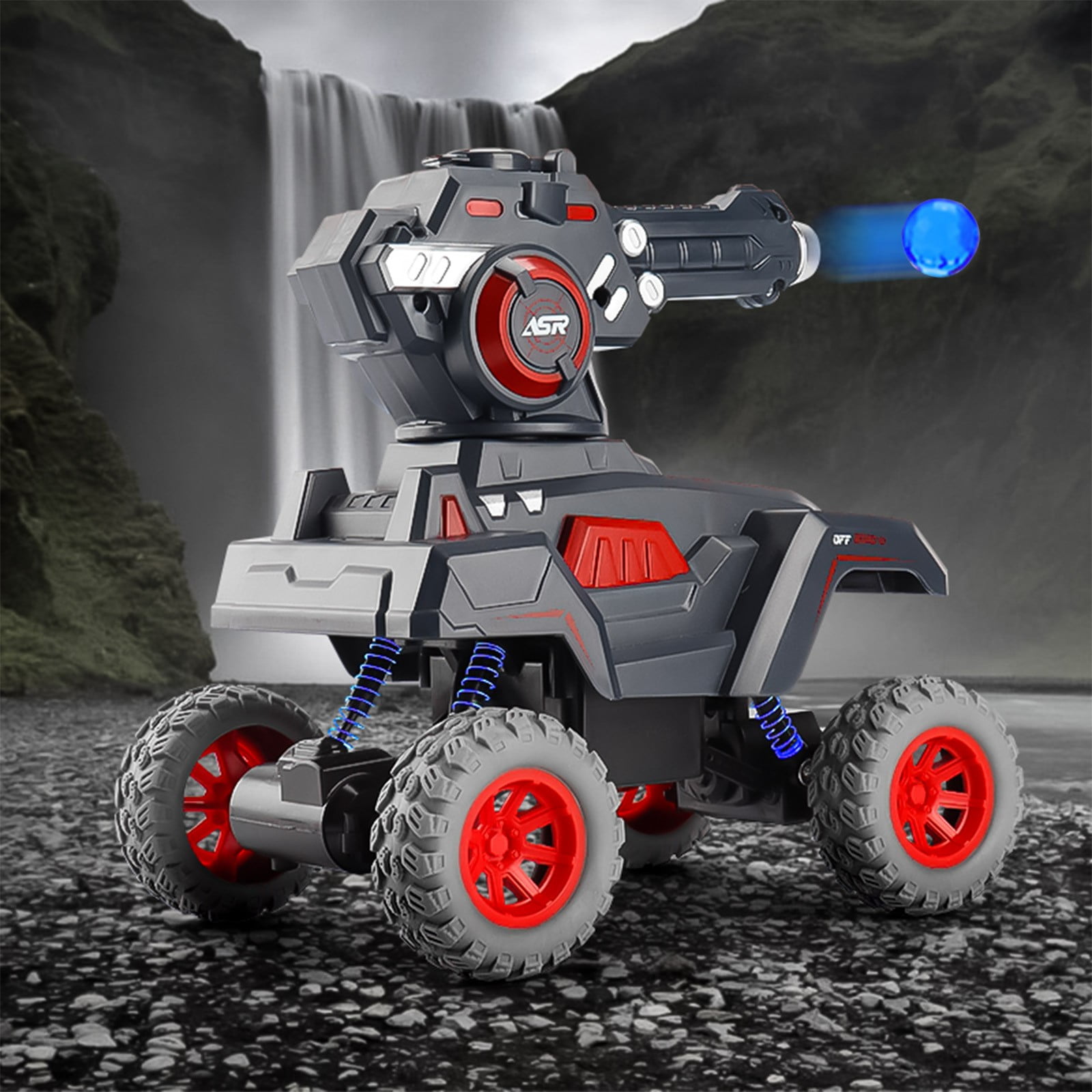 Remote Control Water Tank Toy - 4WD RC Car with 1000 Water, 12km/h ...