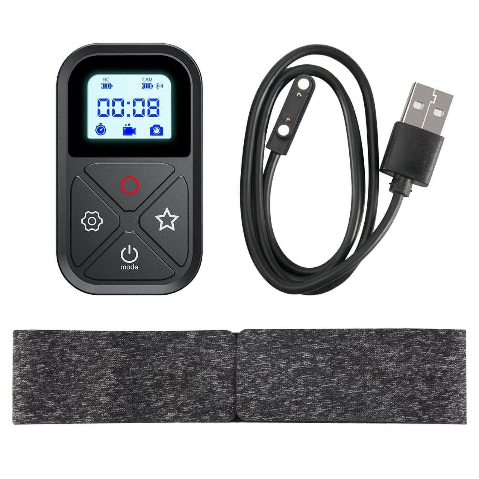 Remote Control for Hero 10 9 8 Max with Stick Mount and Wrist Bluetooth ...