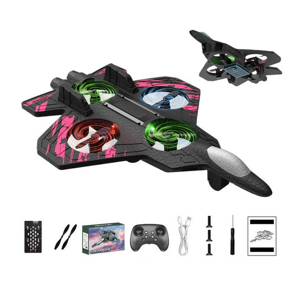 Remote-Controlled Fighter Jet 2.4ghz Foam Remote Control Airplane 360 ...