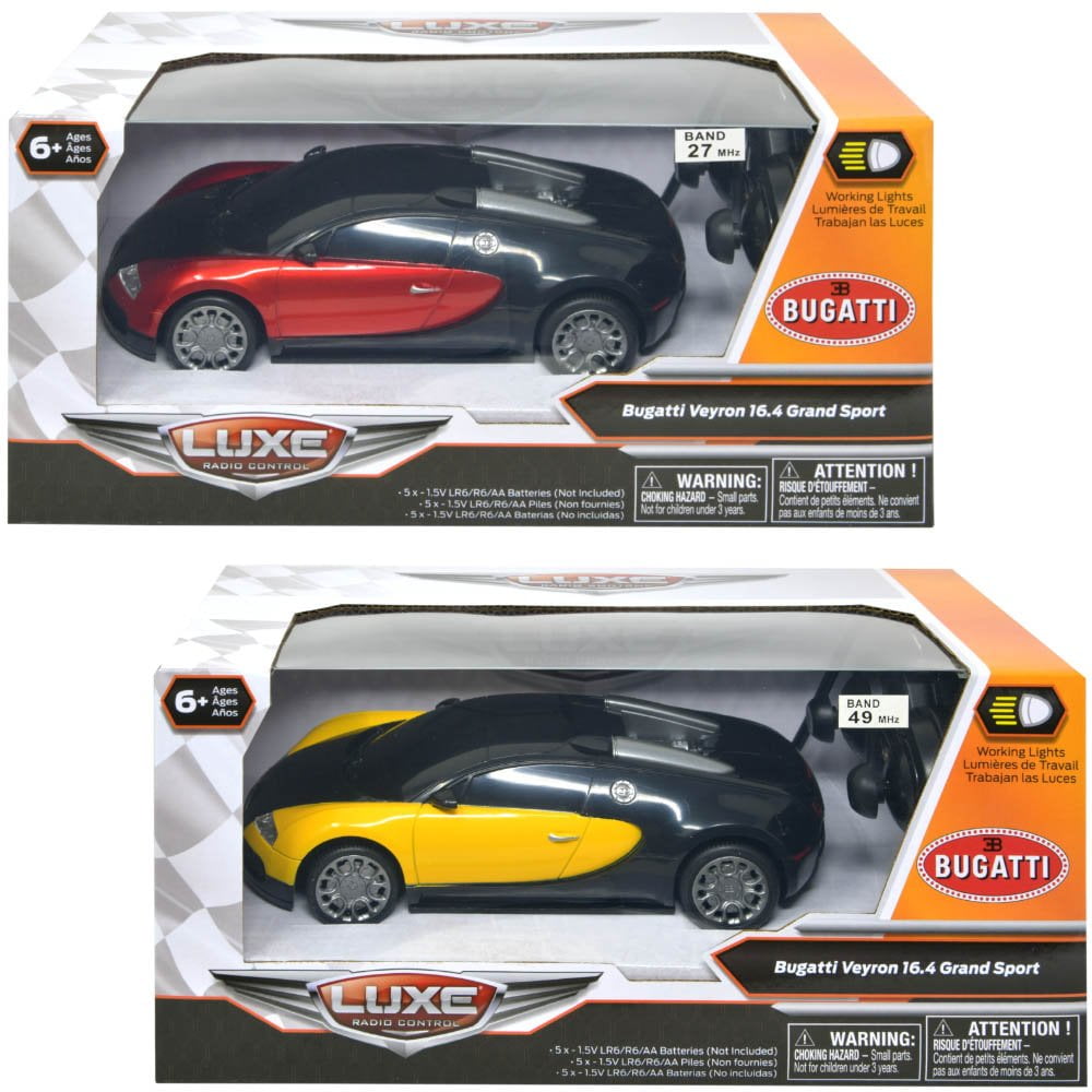 Remote Controlled-Luxe R/C Cars Bugatti-1 pc , ASSORTED COLOR - Walmart.com