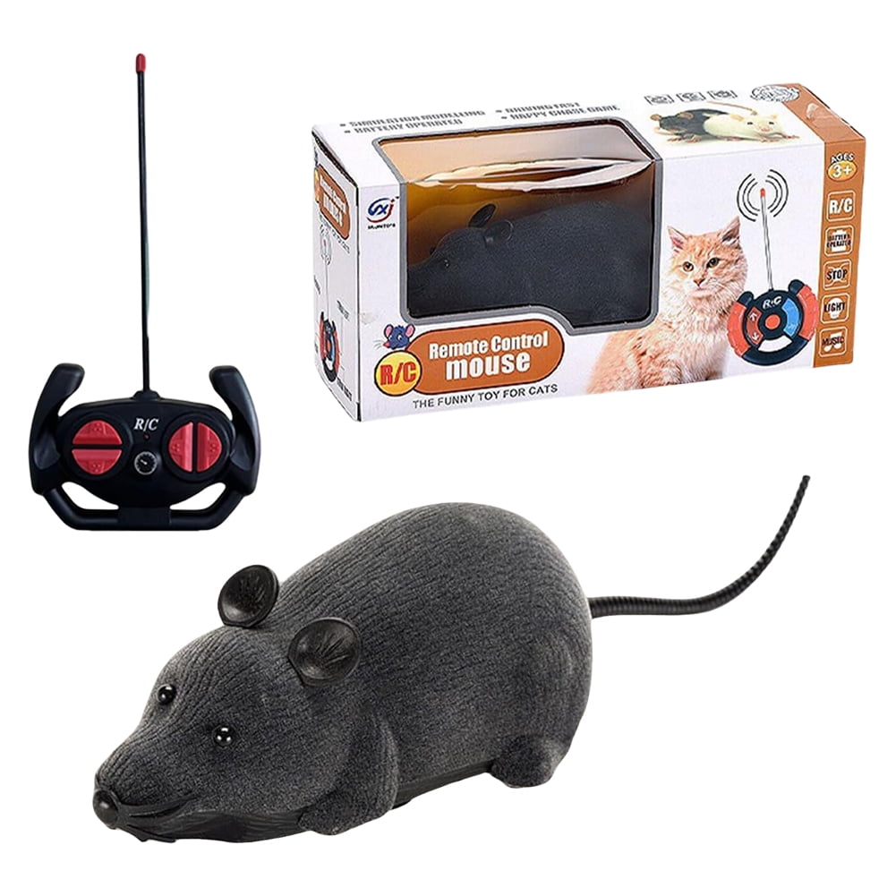 Remote-Controlled Rats Toy Battery Powered Robotic Mouse Cat Toy 4 ...