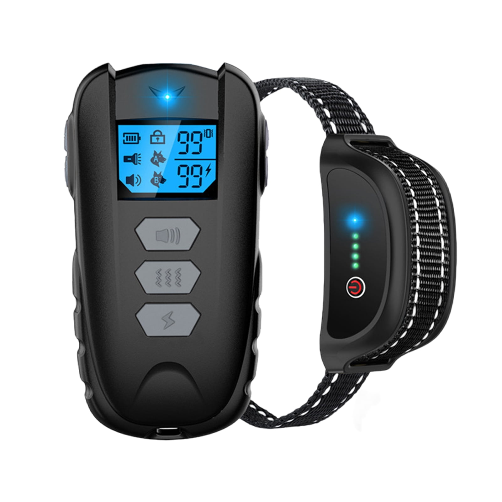 Remote Electronic Collar For Pet Training Shock Vibration Sound ...