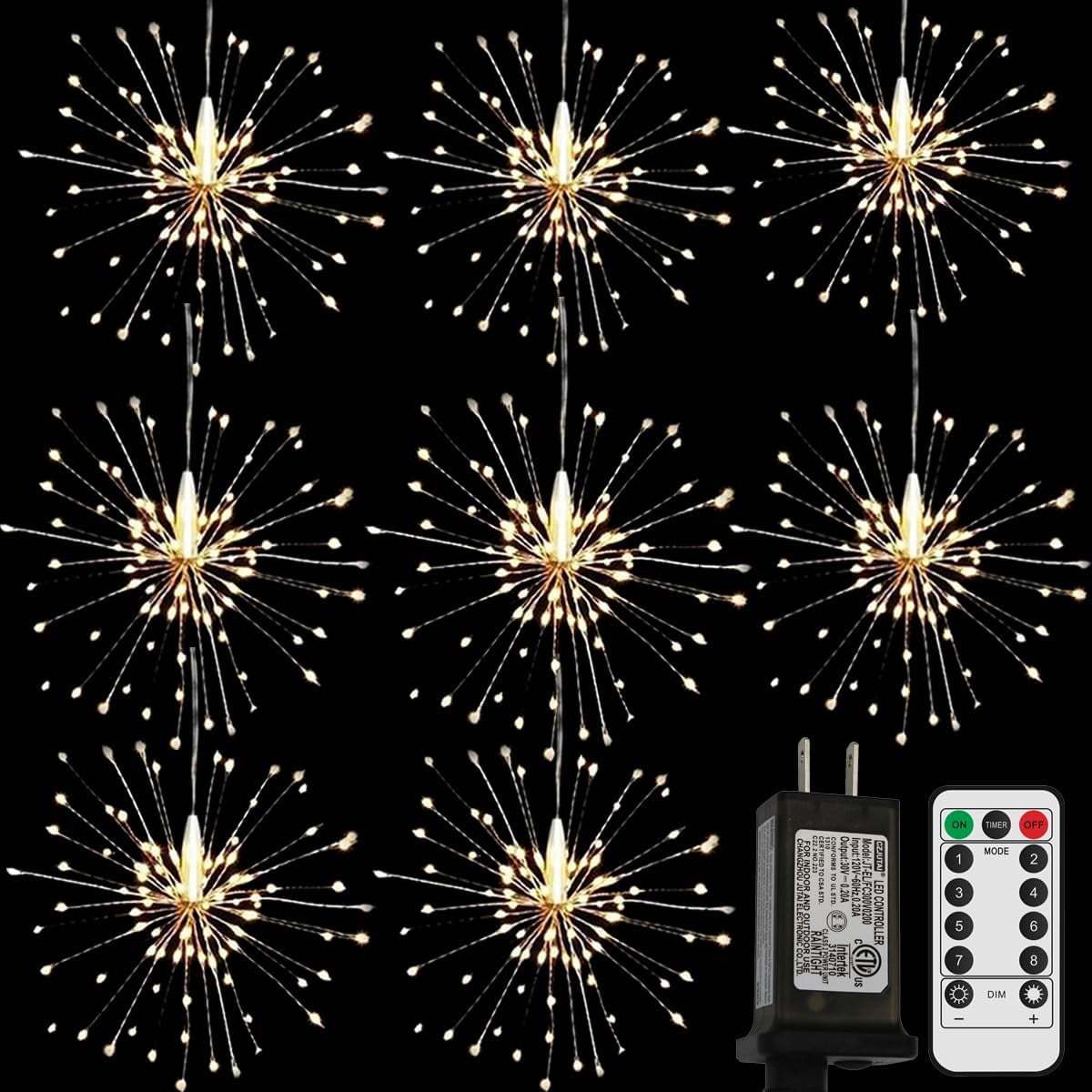 Remote Firework YANTONs Led Copper Wire, 8 Connection Total 800 LED ...