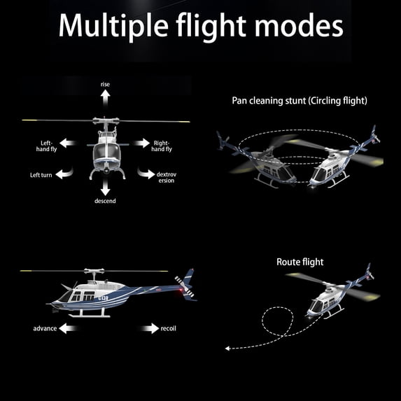 Remote Helicopter,Optical Stabilization Function One Propeller Free One ...