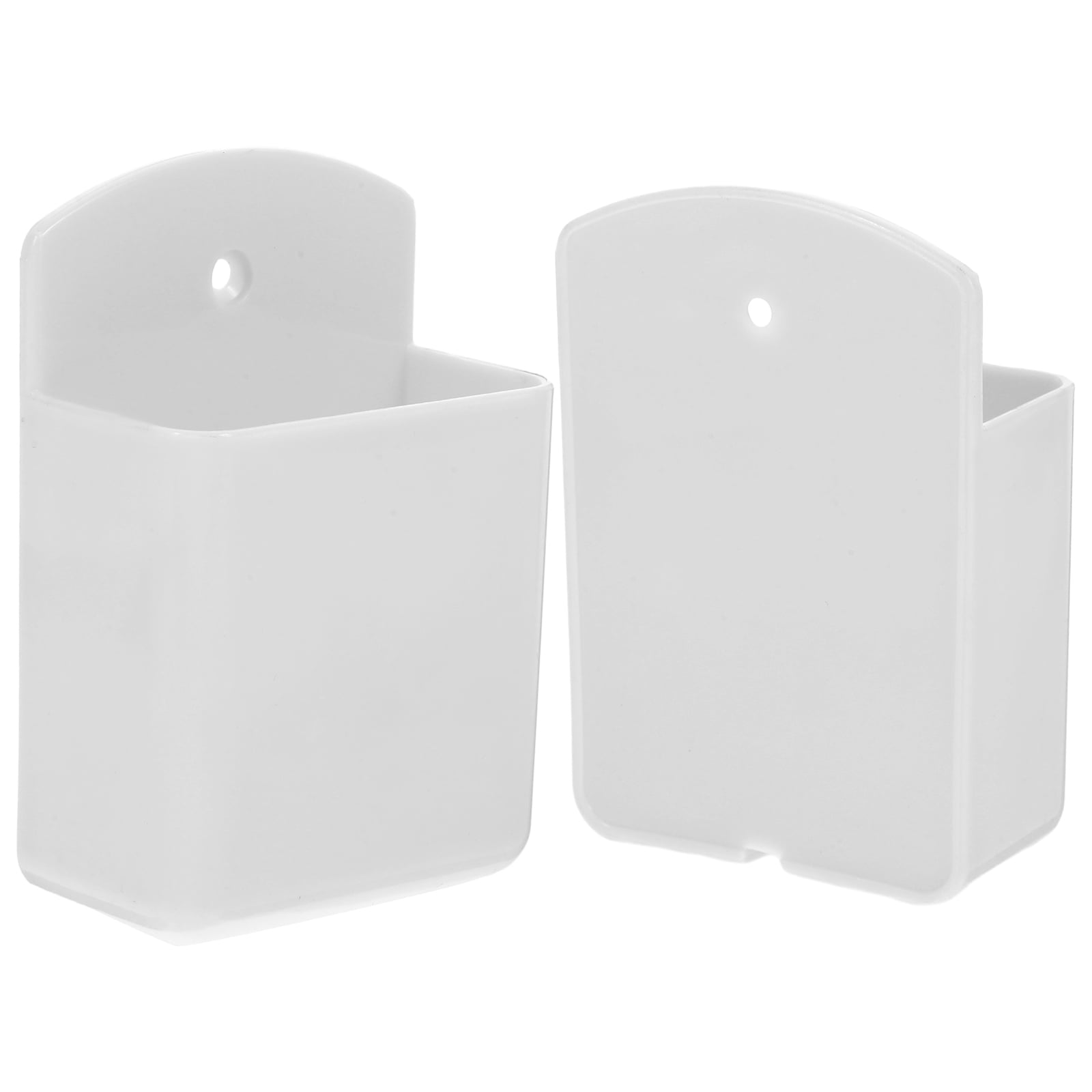 Remote Holder Wall Mounted Control Box Ceiling Fan Organizer White Abs ...