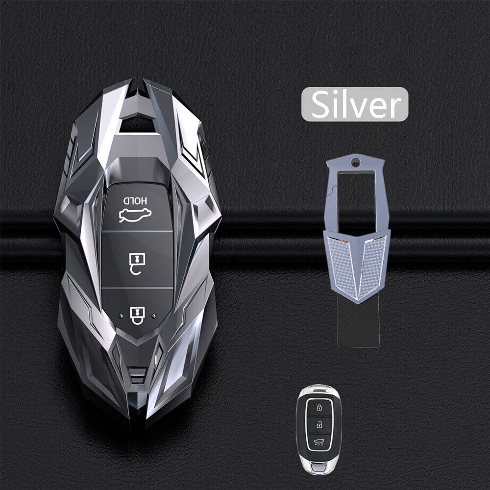 Remote Key Fob Cover For Hyundai Santa Fe Palisade Elantra GT Veloster ...