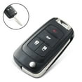 Goodhd Remote Key Shell for Chevy Cruze 2010-2016, Black Replacement ...