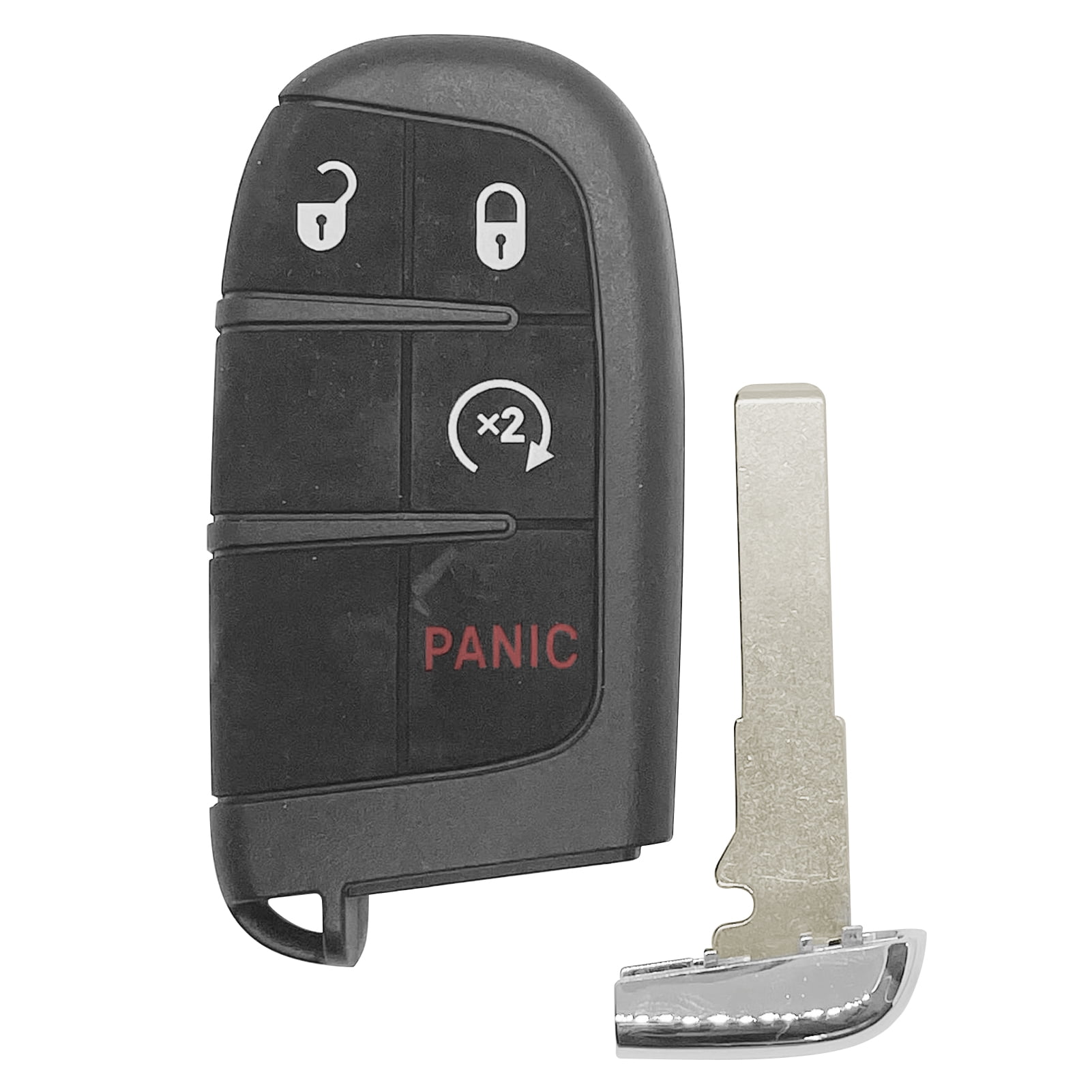 AutokeyMax Remote Key Fob for 2017 - 2021 Jeep Renegade with 4 Buttons ...