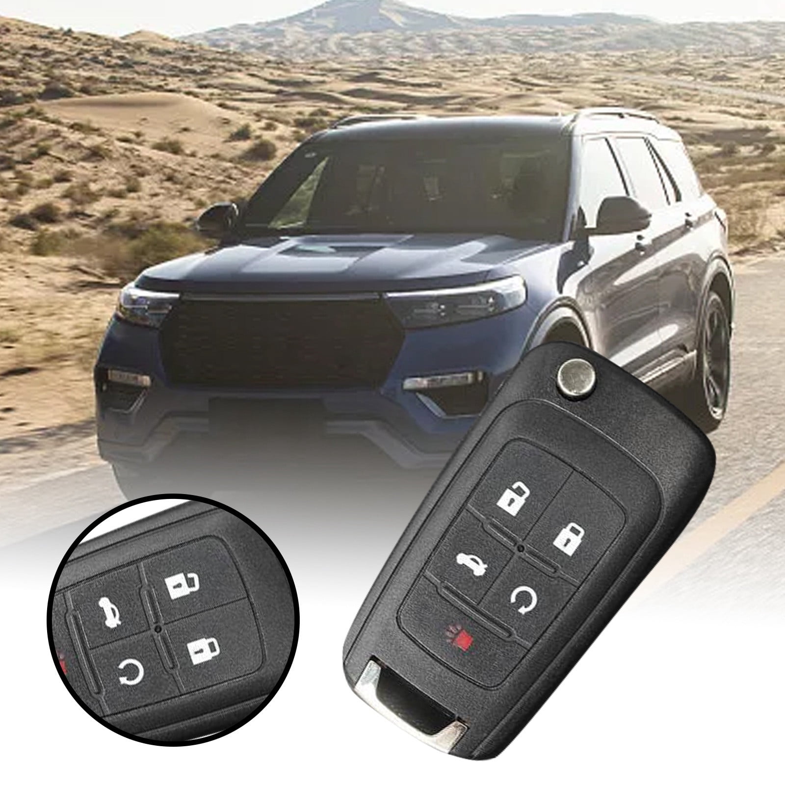 Remote Key Housing Replacement for Folding Car Keys Durable Protective ...