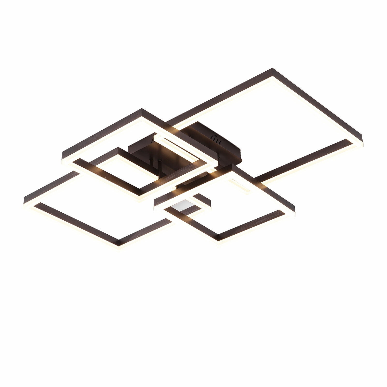 Remote LED Ceiling Light Modern Lighting Fixture Hanging Lamp Dimming ...