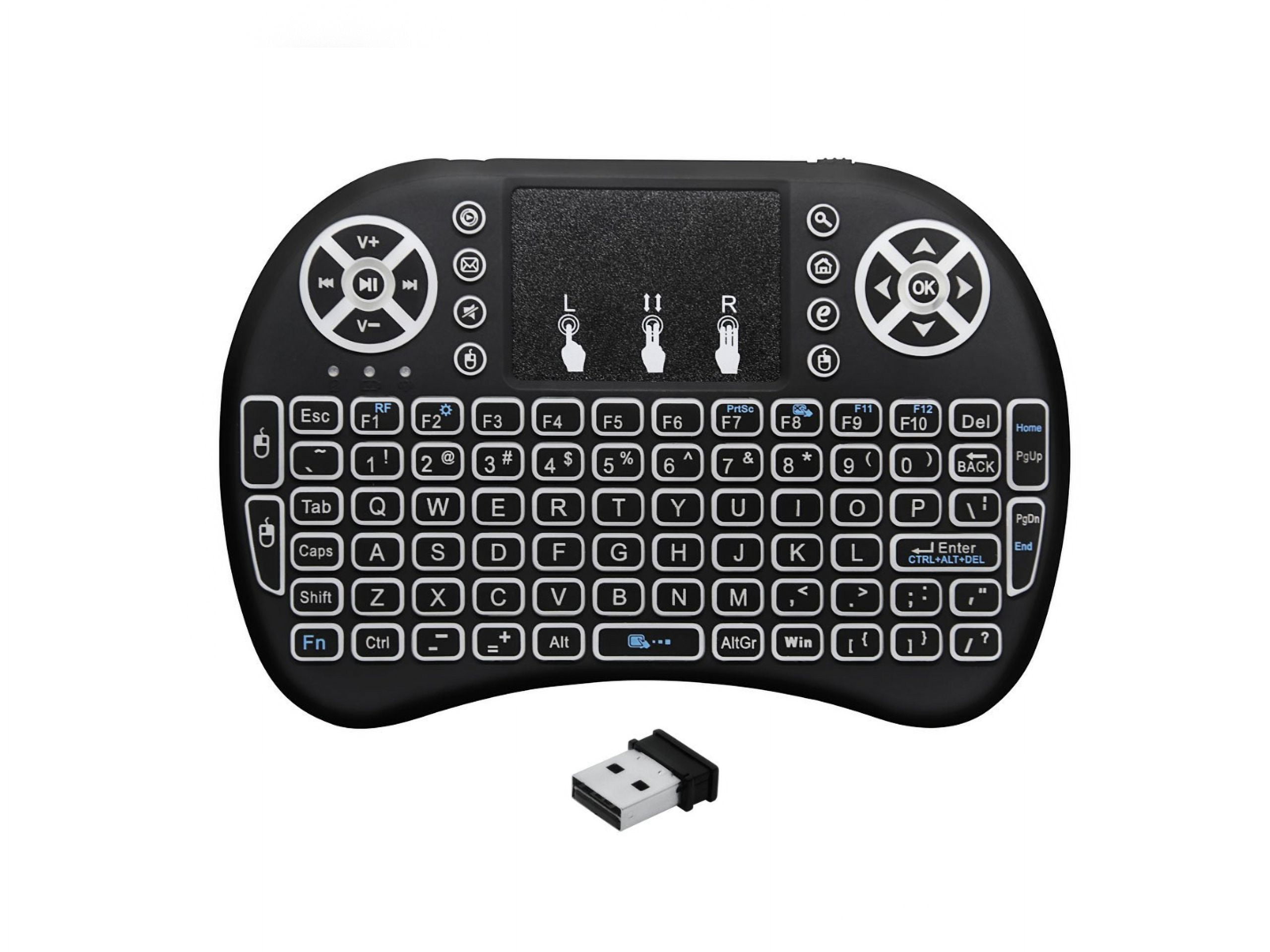 Remote Mini Wireless Keyboard, i8 plus 2.4GHz Portable 3 color ...