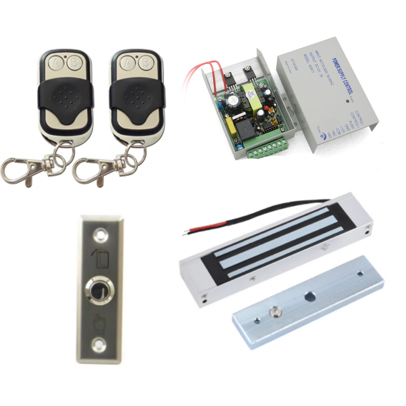 Remote-Operated Magnetic Lock with 300lbs Force Convenient Access for ...