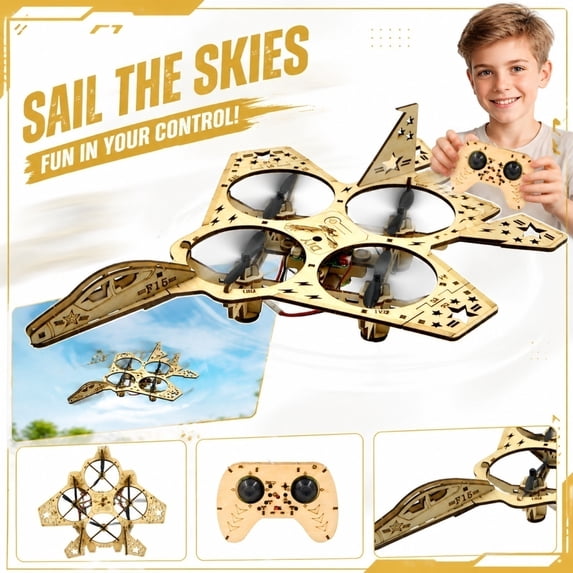 Remote Plane for Student, Diy Miniature Kit Kids Birthday Gift, Rc ...