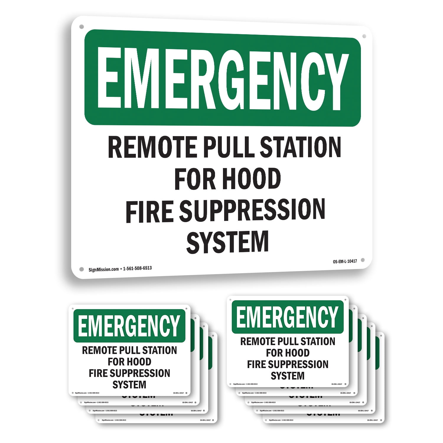 Remote Pull Station For Hood Fire Suppression OSHA Emergency Rigid ...