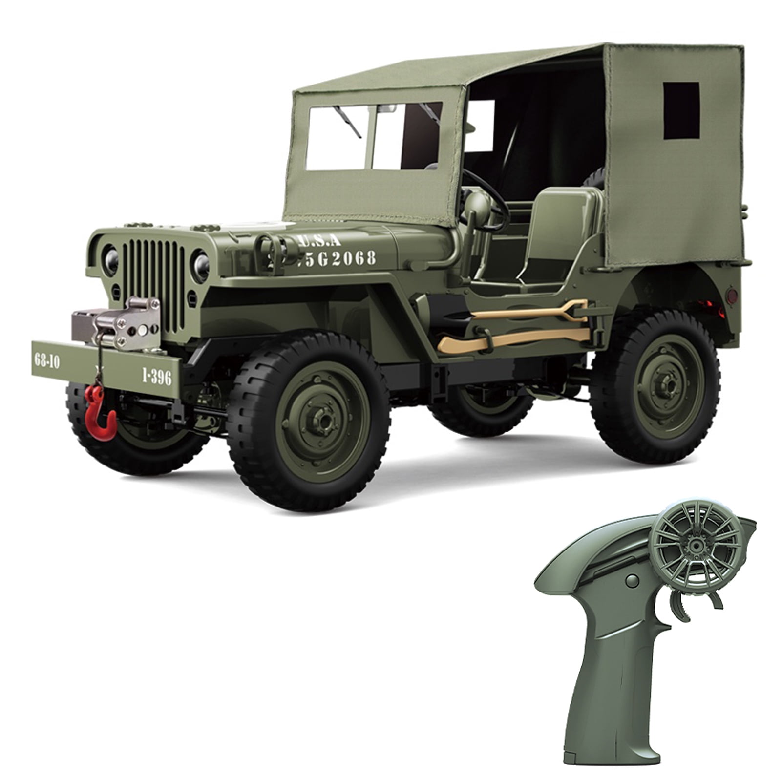 Remote Remote Control Car 2.4Ghz 4WD Off Road Vehicle With Lights Cover ...