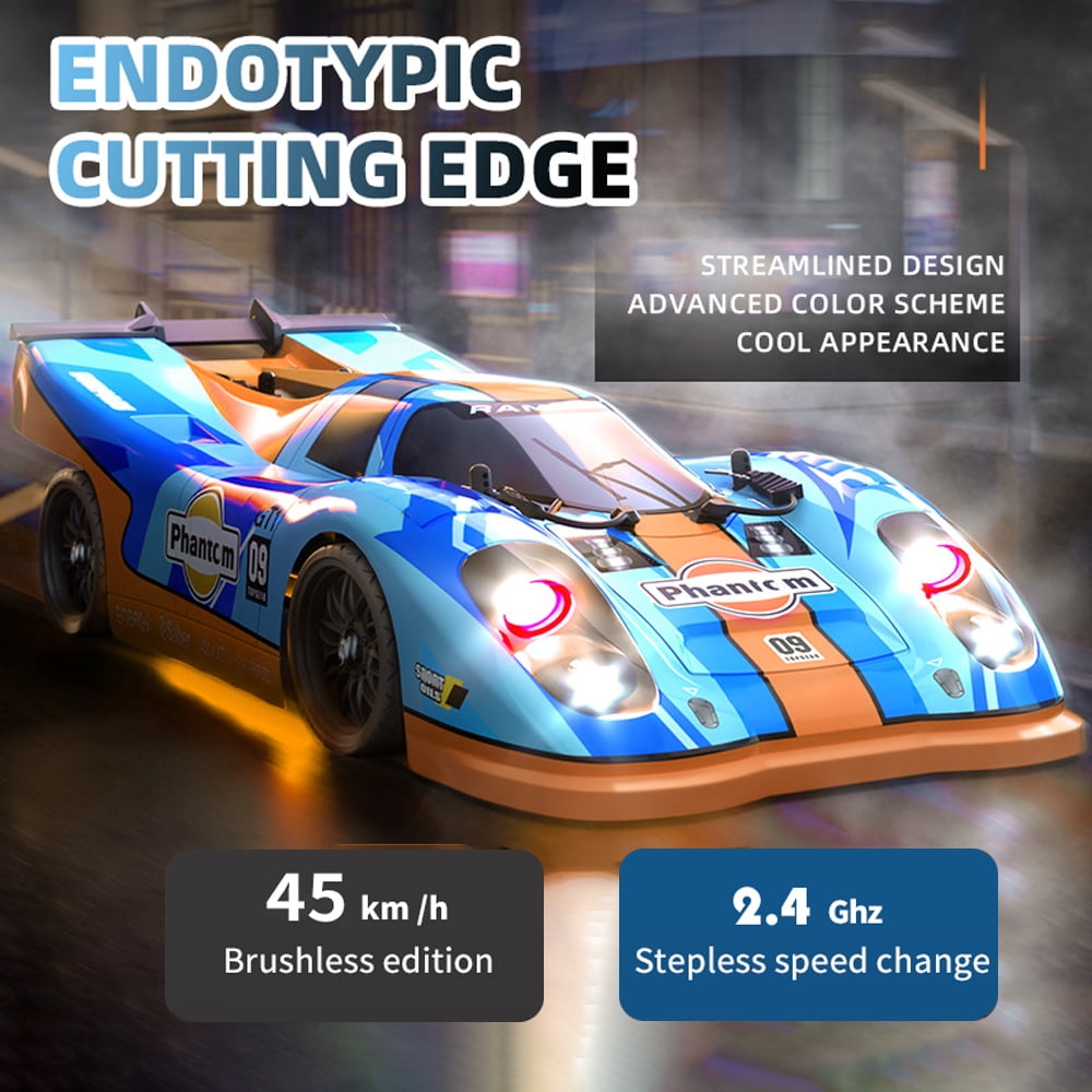 Remote Remote Control Drift Car 1/16 45km/h High Speed Full Scale 4WD 2 ...
