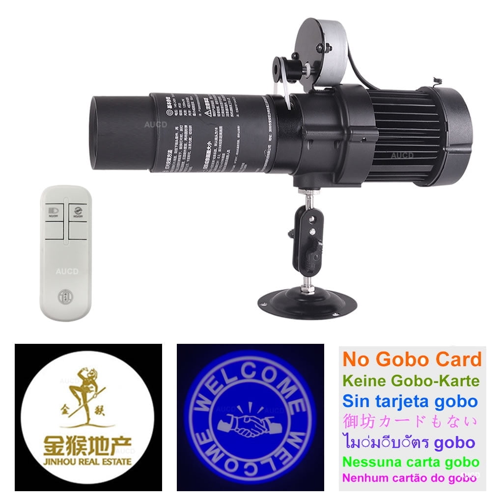 Remote Rotate 20W LED HD Zoom AD Logo Projector Lights for 37mm/1 ...